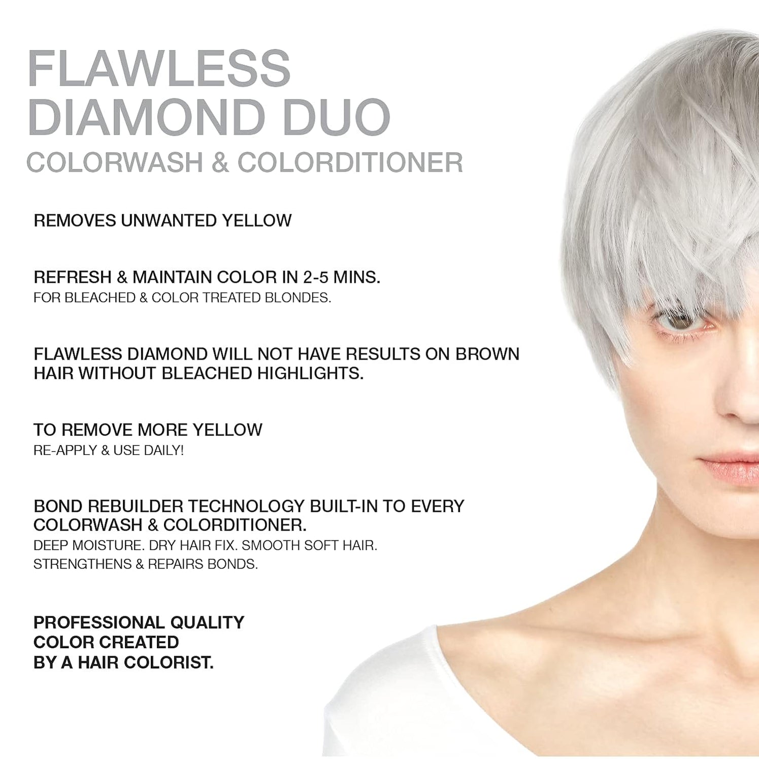 FLAWLESS DIAMOND PLATINUM BLONDE® HEALTHY COLOR BUNDLE– Celeb Luxury