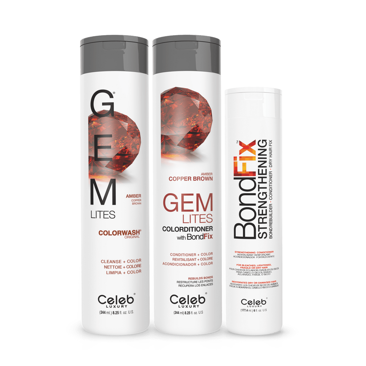 AMBER COPPER BROWN® HEALTHY COLOR BUNDLE– Celeb Luxury