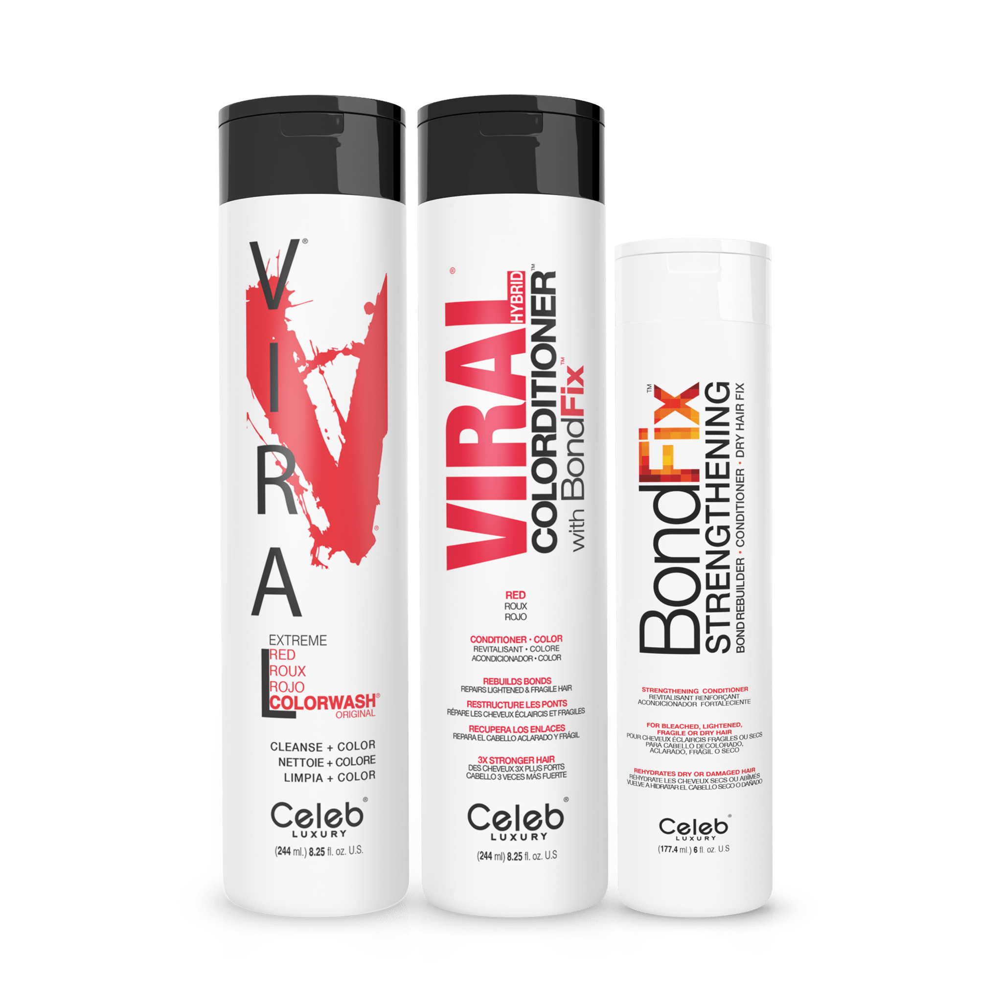 Viral Red Healthy Color Bundle – Celeb Luxury