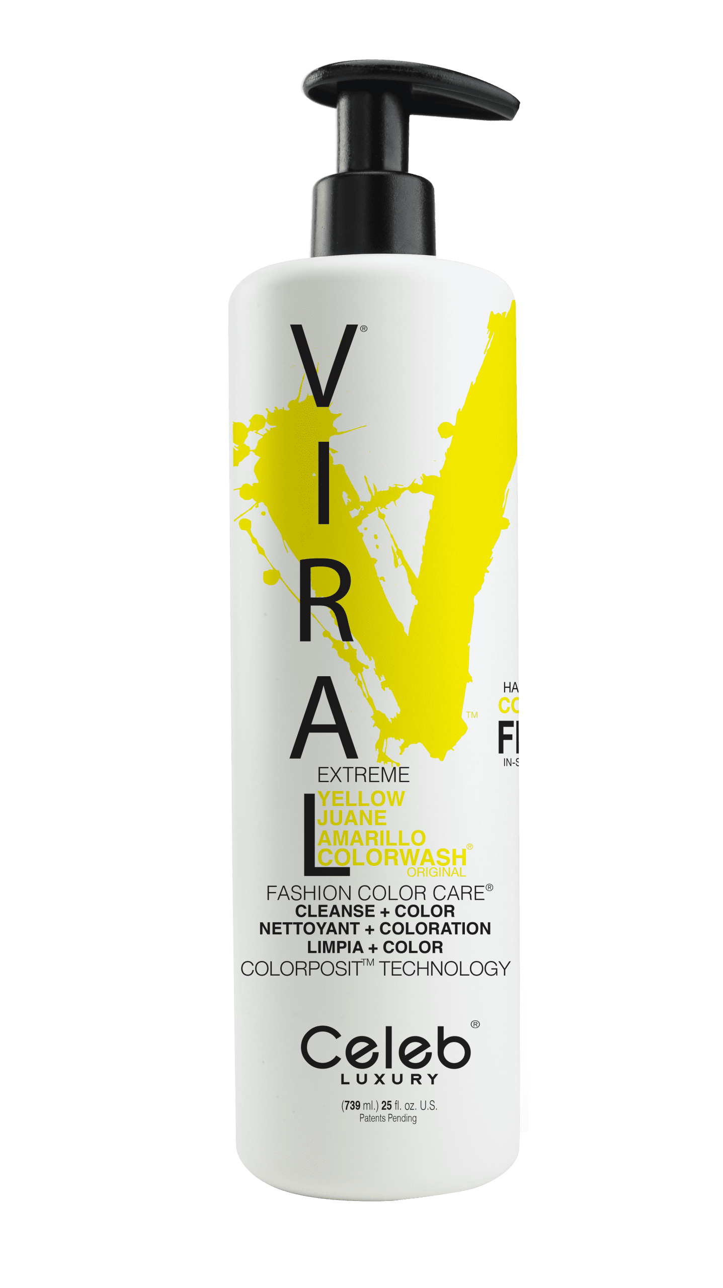Viral Yellow Colorwash Shampoo 25 Fl. Oz. – Celeb Luxury
